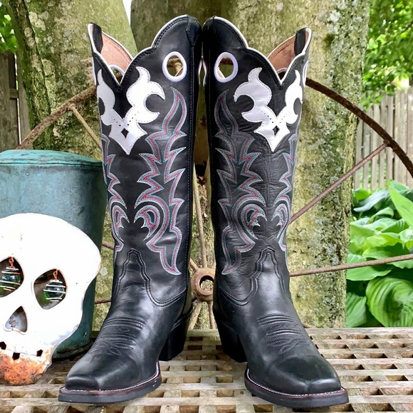 Tony Lama | Shoes | Tony Lama Buckaroo 3r Tall Knee High Cowboy Boots ...